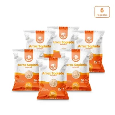 Six pack Susanita Arroz Soplado x 20g c/u
