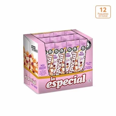 La Especial Maní Mix Yogurt x 12 unds x 35g c/u