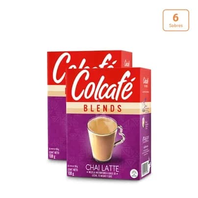 Colcafé Chai Latte x 6 sobres x 18g c/u