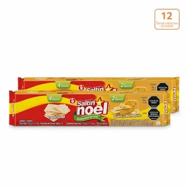Saltín Noel Dúo x 510g x 6 Tacos internos c/u