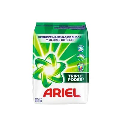 Ariel en polvo Triple Poder x 1Kg