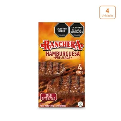 Hamburguesa Ranchera x 400g