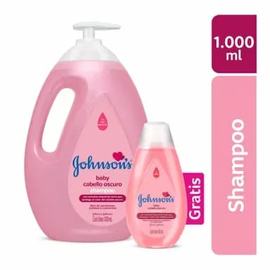 Shampoo Johnson's para cabello oscuro x 1L