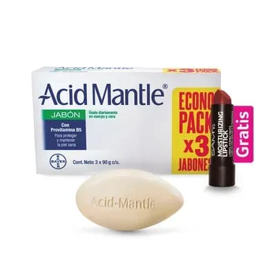 Jabón Acid Mantle x 3 unds x 90g c/u