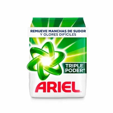 Detergente Ariel triple poder x 2kg