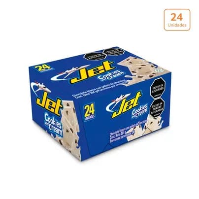 Jet Cookies & Cream Plegadiza x 24 unds x 11g c/u
