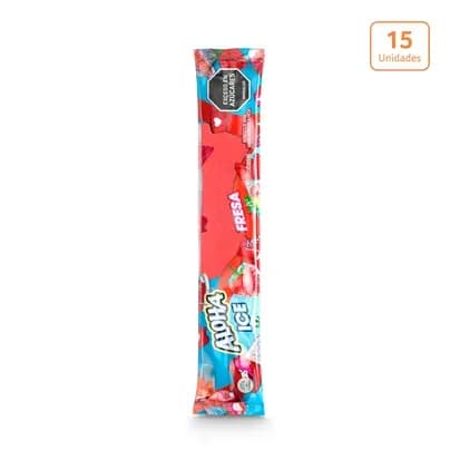 Barra Aloha Ice Fresa x 15 unds x 63g c/u