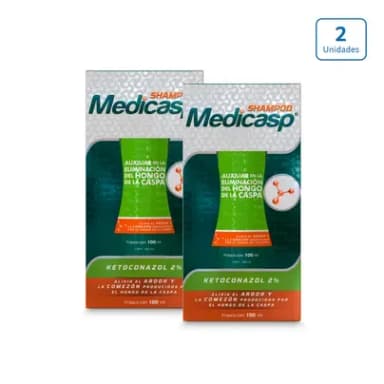 Shampoo Medicasp 2% x 2 unds x 100ml c/u