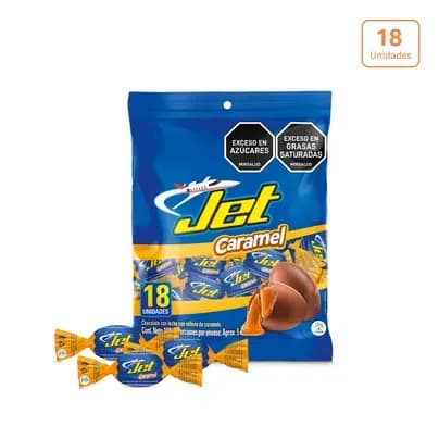 Jet caramel x 18 unds x 6g