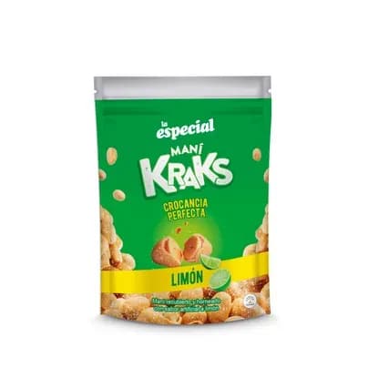 La Especial Maní Kraks Limón x 132g