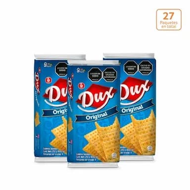 Galletas Dux Original x 9 Paquetes c/u (nuevas)