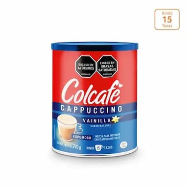 Cappuccino Colcafé Vainilla lata x 270gr
