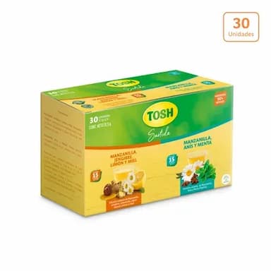 Aromática Tosh Manzanilla surtida x 31.5g