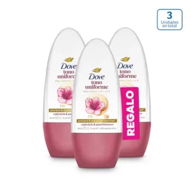 Desodorante roll on Dove Caléndula x 50ml (Paga 2 Lleva 3)